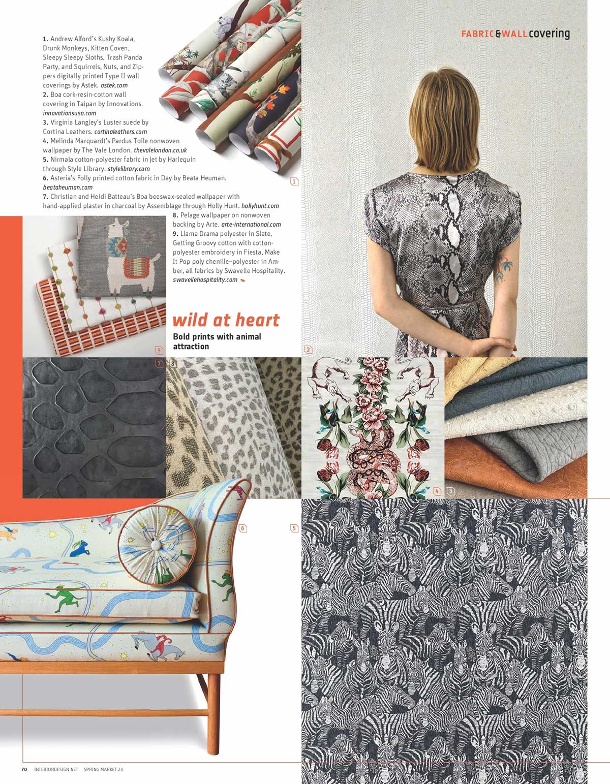 Cortina Leathers featured in Interior Design Spring Market Tabloid ...