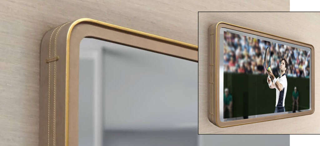 Reflectel® Mirror-TV Frames - Cortina Leathers